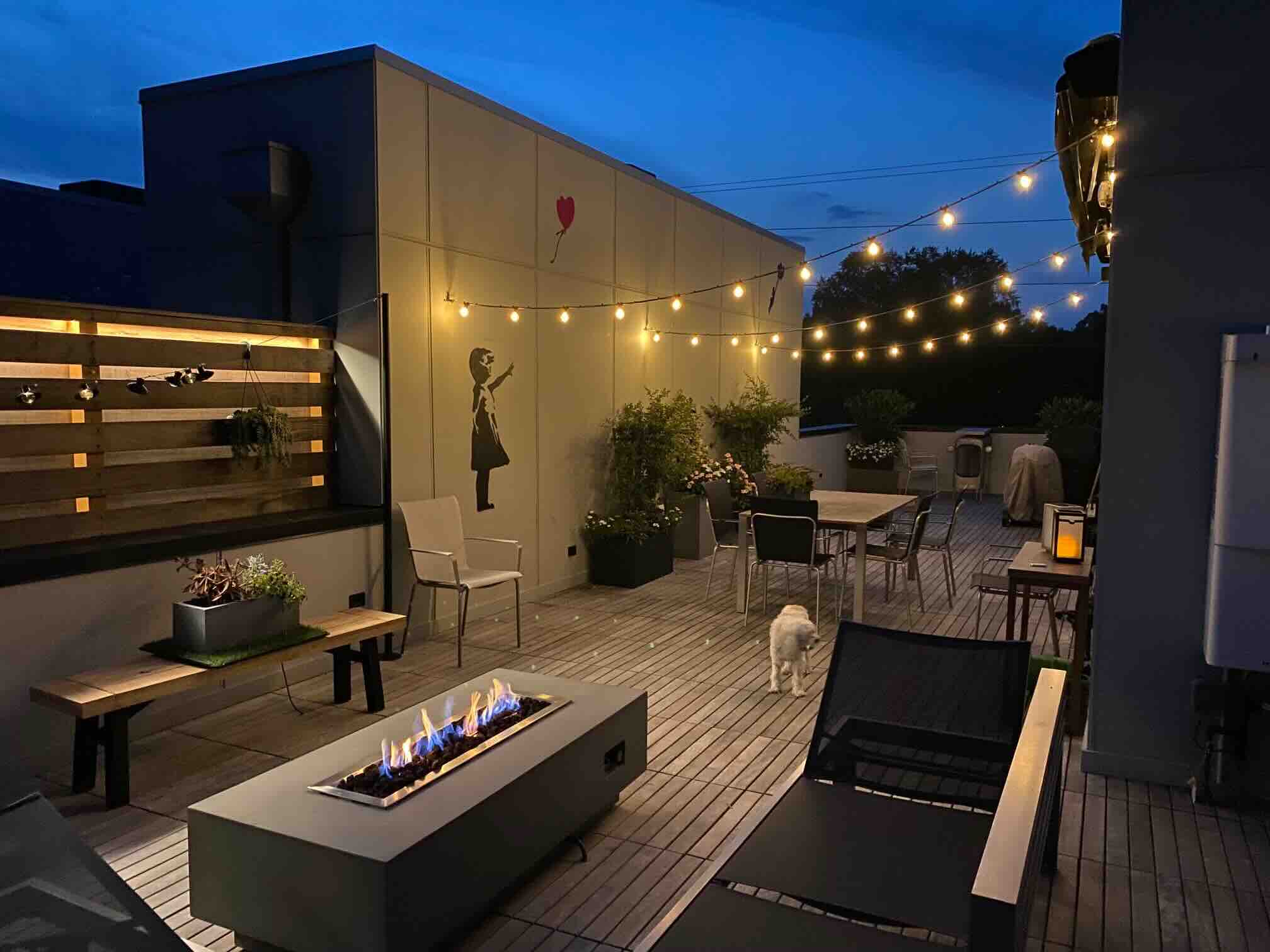 Bistro Lighting Installation | Professional String Lights