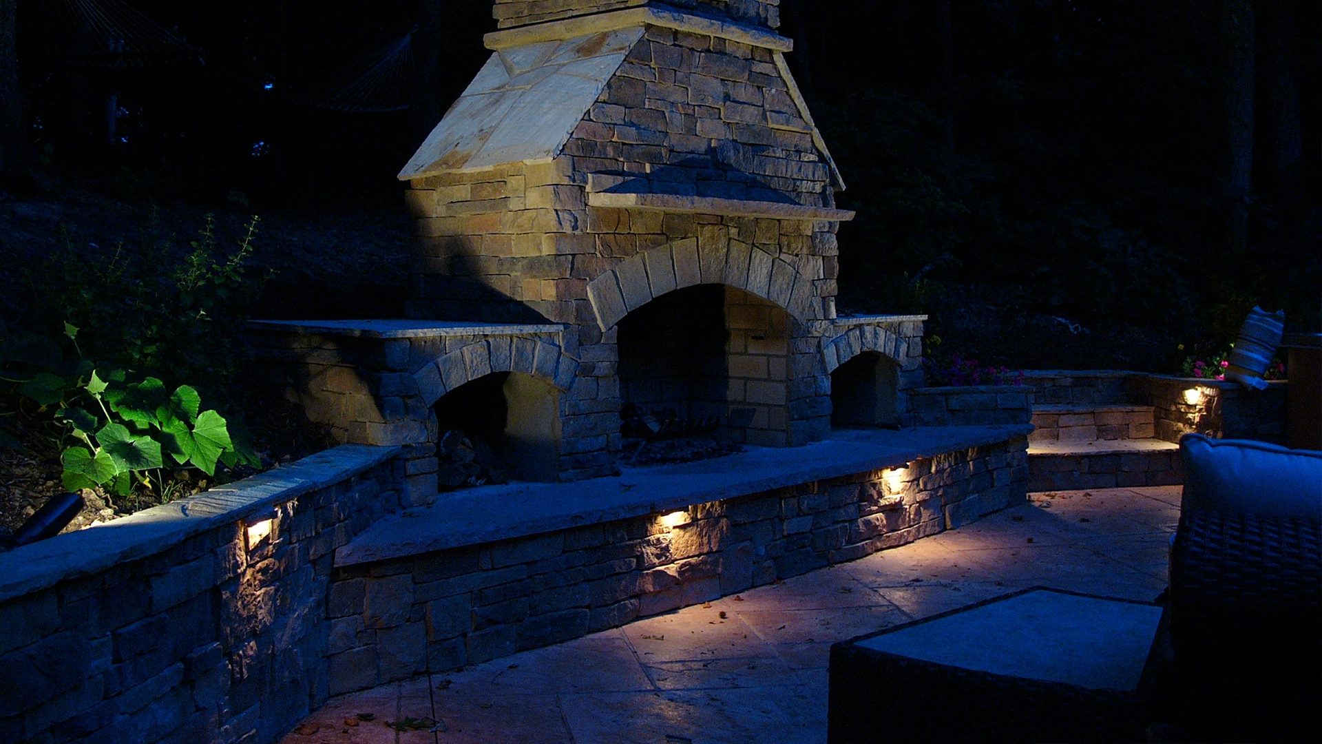 Hardscape Lighting Installation Raleigh
