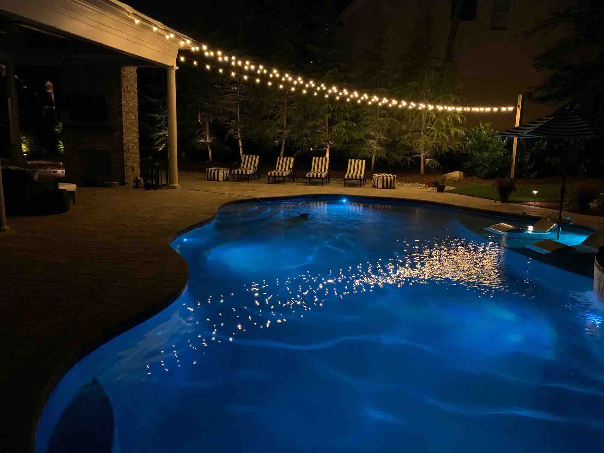 Bistro Lighting Installation | Professional String Lights